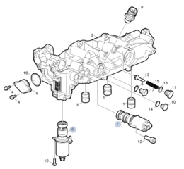 VOLVO 23871486 - Thermostat Control Valve, for Oil Filter Housing ...
