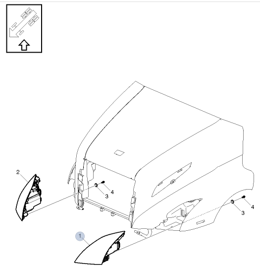 VOLVO 78619542 - HEADLAMP 78619542 | Truck Part Center