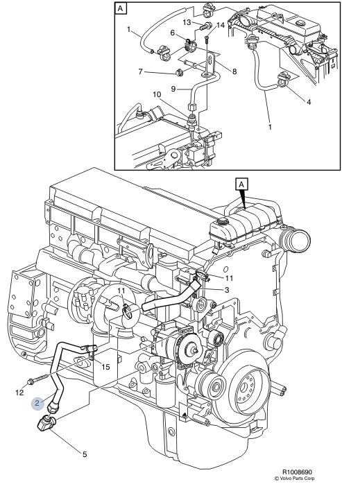 VOLVO 23409255 - PIPE 23409255 | Truck Part Center