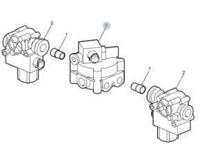 VOLVO 21103025 - RELAY VALVE 21103025 | Truck Part Center