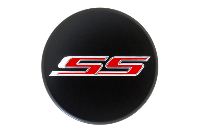 2016 2020 Chevrolet Camaro Wheel Center Caps Black w Red SS 19351758 GM Parts Center