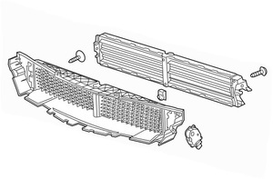 2014-2019 Chevrolet Impala Shutter Asm-Frt Bpr 23487243 | GM Parts Center