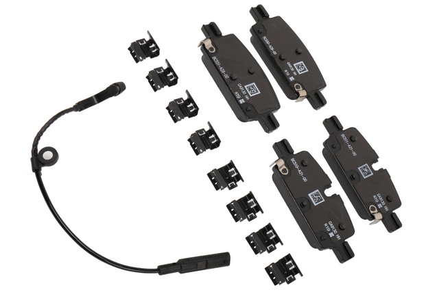 ACDelco 17D858M Professional Semi-Metallic Rear Disc Brake Pad Set ネット ...