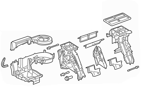 2011-2016 GM Case Asm-Htr & A/C Evpr 23369529 | GM Parts Center