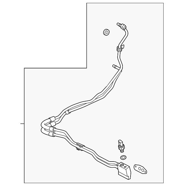 2019-2024 GM Engine Oil Cooler Hose 86788215 | GM Parts Center