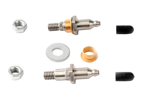 Door Hinge Pin Kit with Upper and Lower Pins, Bushings, Washer, Caps ...
