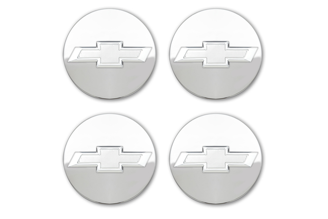 2014-2025 Chevrolet Wheel Center Cap, Chrome w/Chrome Bowtie Logo ...