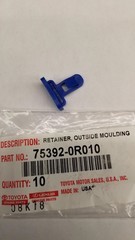 Genuine Toyota Side Molding Retainer Clip (sold individually, not as a ...