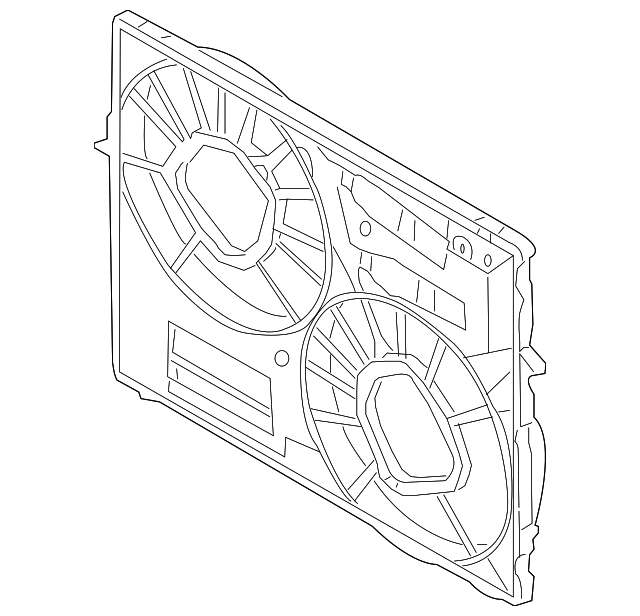 2007-2015 Audi Q7 Fan Shroud 7L0-121-207-E | Audi USA Parts