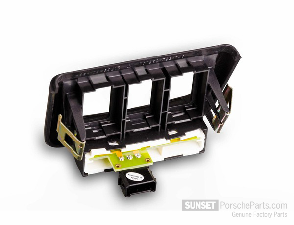 1989-1998 Porsche 911 Cover, upper, in black for center console for ...