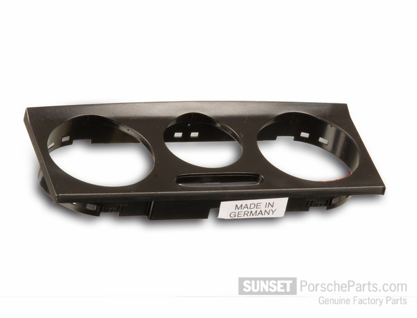 Support frame for heating in dashboard trim in Satin Black for Porsche ...