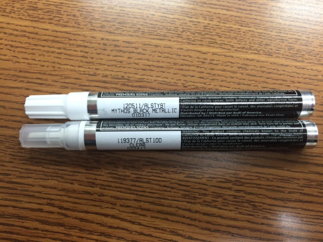 Genuine Audi Touch-up Paint Pen LSTY9T Mythos Black Metallic LSTY9T ...