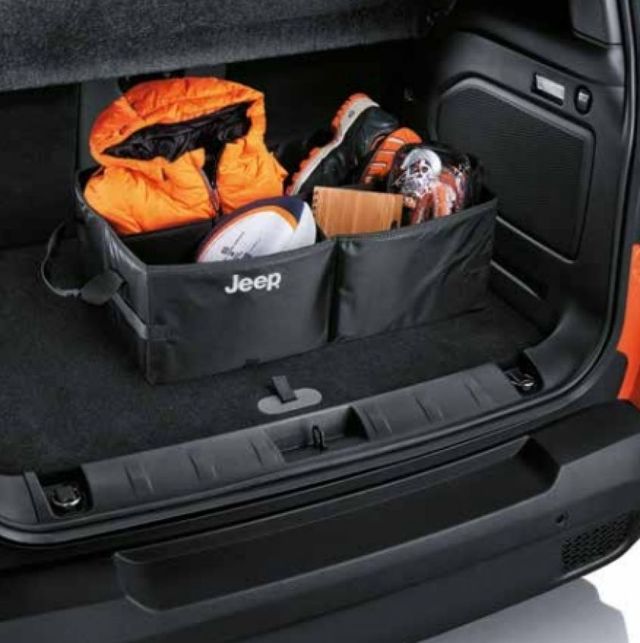 Jeep Black Cargo Tote with Dividers 82208566 | MOPAR Parts On Sale