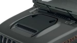 Black Hood Scoop Decal for Jeep Gladiator with Mojave Hood 82216240AB ...