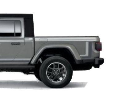 Two-Tone Stripe Body and Hood Decal Kit for Jeep Gladiator 82215958AC ...