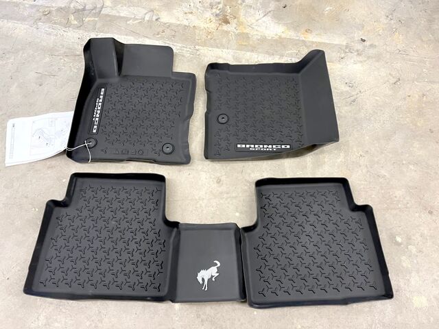All Weather Floor Mats for Ford Bronco Sport without Carpet