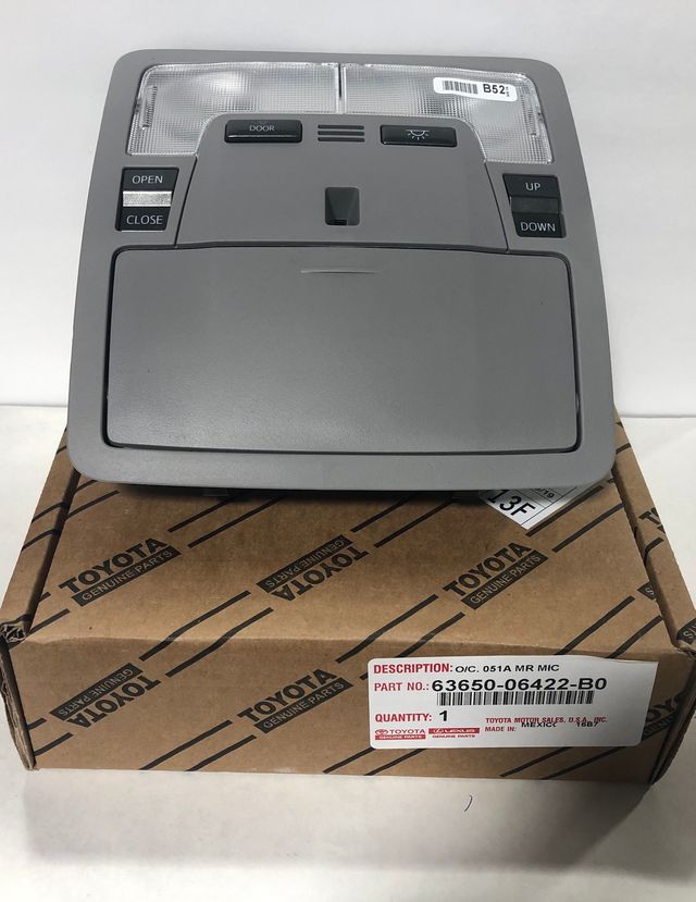 2012-2014 Toyota Camry Overhead Console 63650-06422-B0 | OEM Parts Quick