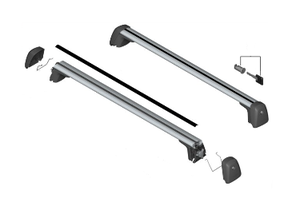 Genuine BMW 82-71-2-455-808 | G07 X7 Base Support System (Roof Rack Kit ...