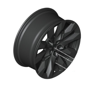 Genuine BMW 36-11-5-A6D-E91 | 21" Style 917M Double Spoke Matte Black ...