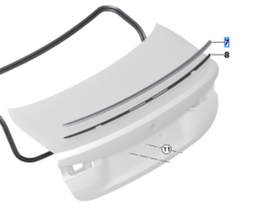 Genuine BMW 51-62-8-086-382 | G82 M4 Rear Lip Spoiler | FREE Shipping ...