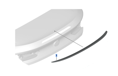 Genuine BMW 51-62-8-080-141 | Primed Rear Spoiler (M) | FREE Shipping ...