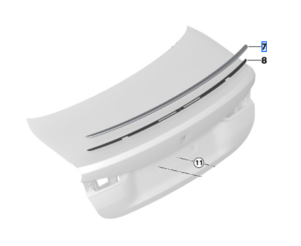 Genuine BMW 51-62-8-086-384 | G82 M4 Carbon Fiber Rear Spoiler | FREE ...