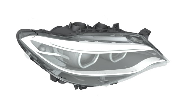 Genuine BMW 63-11-7-388-938 | Bi-Xenon Headlamp Assembly - Right | FREE ...