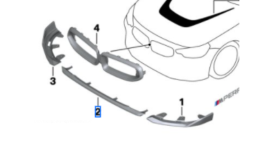 Genuine BMW 51-19-5-A34-859 | G42 2 Series M Performance Carbon Fiber ...