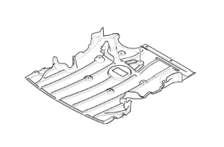 Genuine BMW 51-75-7-135-287 | Under-Hood Shield | FREE Shipping on Most ...