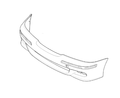 Genuine BMW 51-11-7-894-378 | Trim Cover, Bumper, Primered, Front - M ...