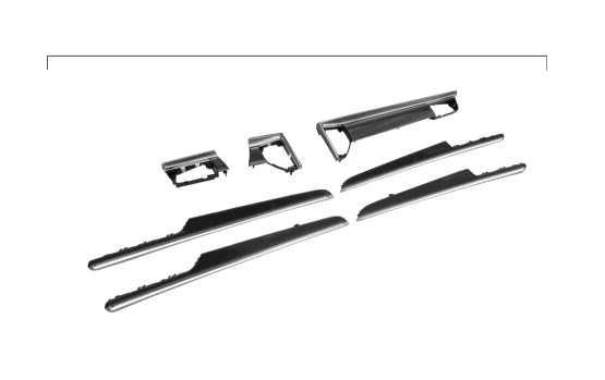 Genuine Porsche 95B-044-805 |95B-2 Macan G2 (2019+) Carbon Fiber ...