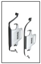 Genuine BMW 34-11-2-359-855 | Brake Pads Spring Set - BMW Design | FREE ...