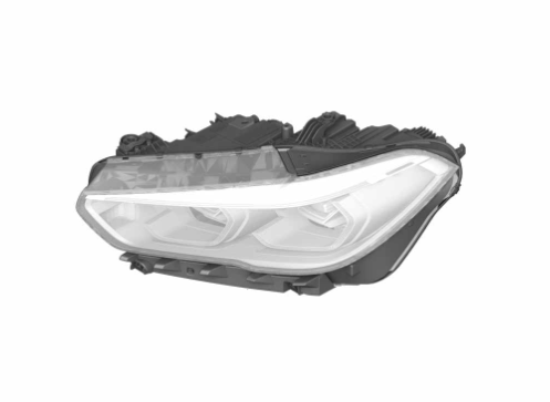 Genuine BMW 63-11-5-A55-AB1 | Headlight Laser Light - Left (US ...