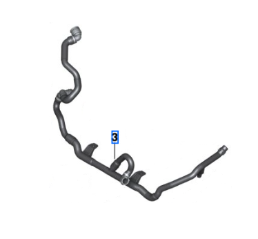 Genuine BMW 17-12-7-548-230 | Line Heater Return - Thermostat | FREE ...