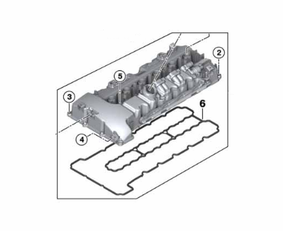 Genuine BMW 11-12-7-565-284 | Valve Cover | FREE Shipping on Most ...
