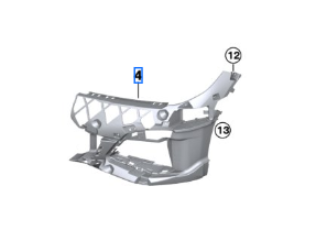 Genuine BMW 51-11-8-069-349 | Support Panel - Left | FREE Shipping on ...