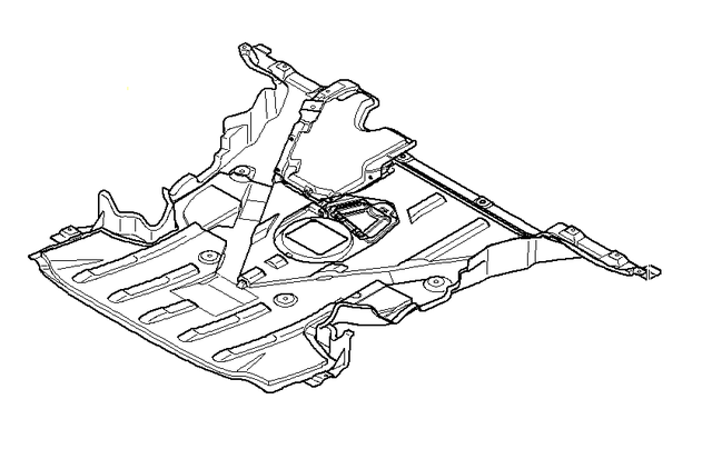 Genuine BMW 51-75-7-166-252 | Under-Hood Shield | FREE Shipping on Most ...