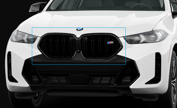 Genuine BMW 51-13-5-A38-883 | G06 X6 LCI M60iX Black Shadowline Front ...