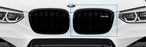 Genuine BMW 51-11-8-098-087 | F97 X3 M Competition Gloss Black Front ...