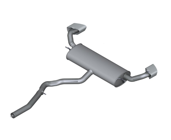 Genuine BMW 18-30-8-648-381 | Rear Muffler Assembly | FREE Shipping on ...