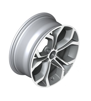 Genuine BMW 36-11-6-862-889 | 18" Style 607 Y Spoke Ferric Gray Light ...