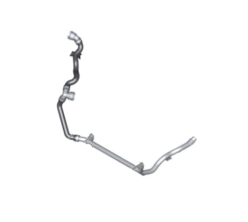 Genuine BMW 17-12-7-599-454 | Line, Heater Return - Thermostat | FREE ...