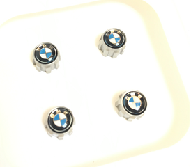 Genuine BMW 36-12-2-447-401 | BMW Valve Stem Cap Set - Aluminum | FREE ...