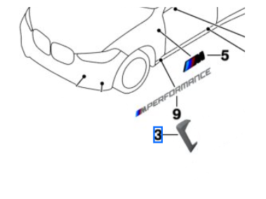 Genuine BMW 51-13-5-A3E-058 | G05 X5 LCI, F95 X5M LCI Carbon Fiber Side ...