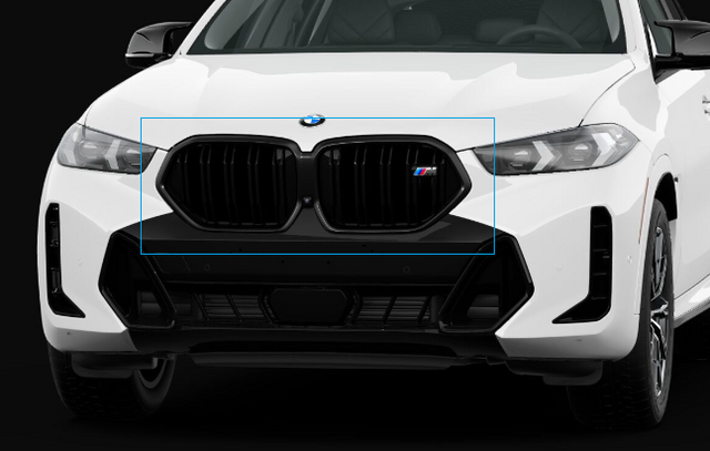 Genuine BMW 51-13-5-A38-883 | G06 X6 LCI M60iX Black Shadowline Front ...