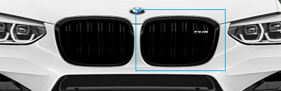 Genuine BMW 51-11-8-098-087 | F97 X3 M Competition Gloss Black Front ...