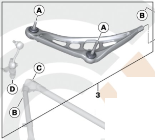 Genuine BMW 31-12-2-341-828 | Repair Kit Wishbone Right 319810 | FREE ...