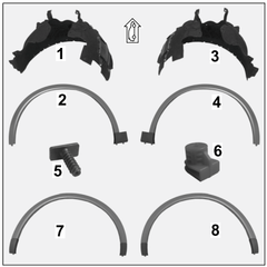 Genuine Porsche 9Y0-044-820-A | 9YA Cayenne E3 Coupe (2018+) Paintable ...