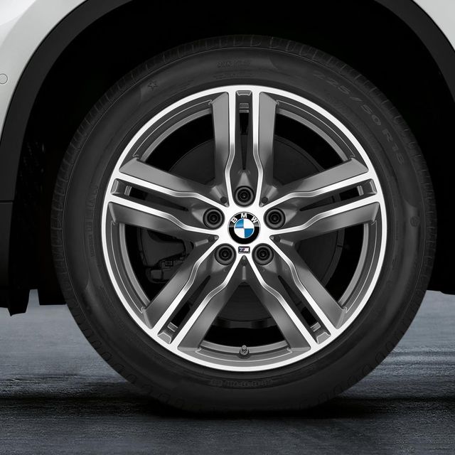 Genuine BMW 36-11-0-003-043 | F48 X1, F39 X2 18" Style 570M Ferric Grey ...