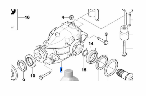 Genuine BMW 33-10-7-518-807 | Rear Differential | FREE Shipping on Most ...